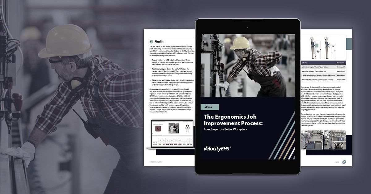 The Ergonomics Job Improvement Process: Four Steps to a Better ...